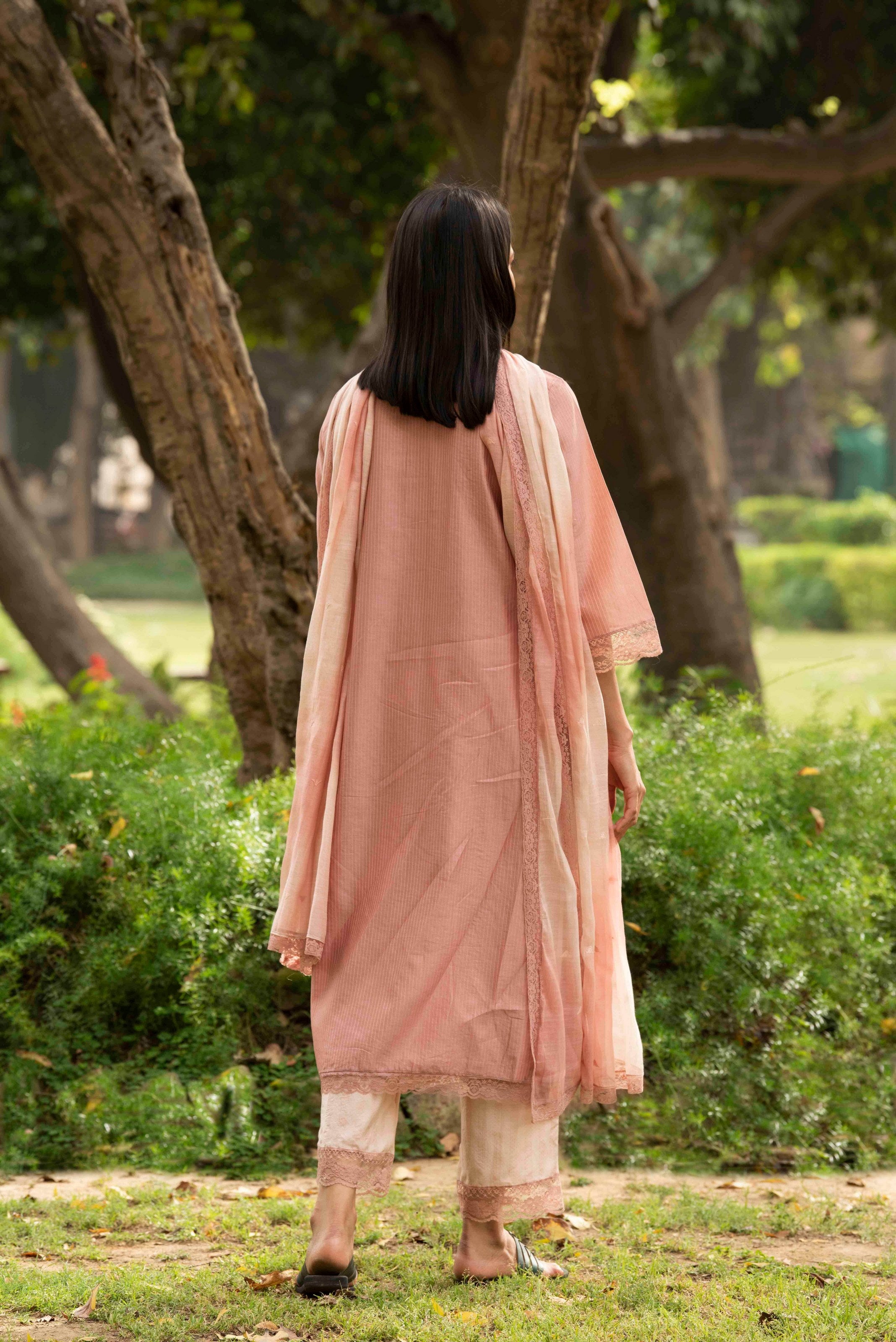 Basanti Biscuit colour Kurta (Set of 3) – PritiPrashant